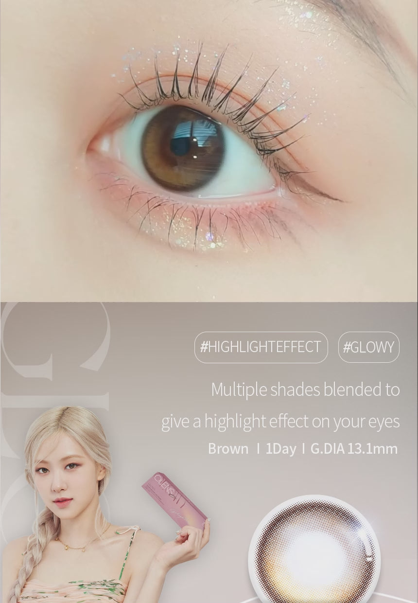 OLENS Eyelighter Glowy BROWN 1MONTH 2P – MASHED POTATO UK